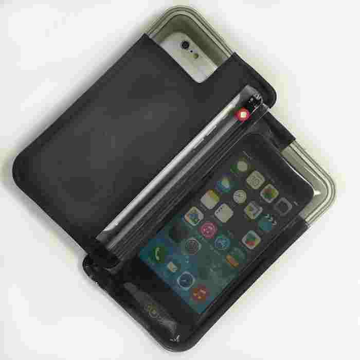 Pocpac Mobi 3X Water-resistant Phone Pouch - Beef | The Bike Settlement