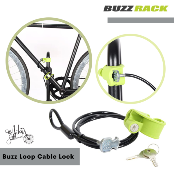 BuzzRack Buzz Loop Cable Lock | The Bike Settlement