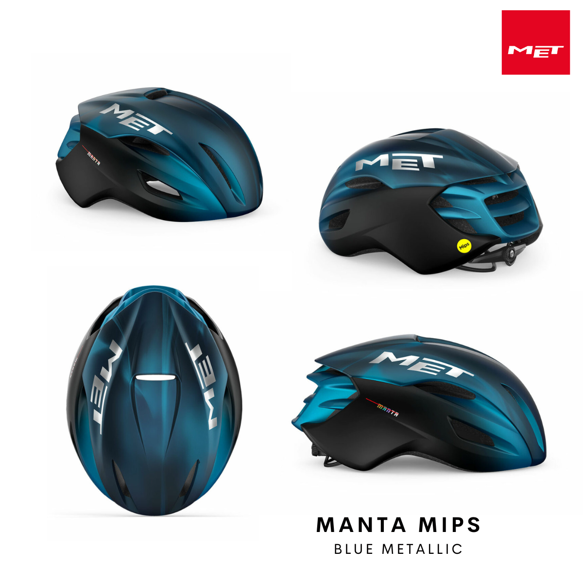 MET Manta Mips Aero Road Cycling Helmet | The Bike Settlement