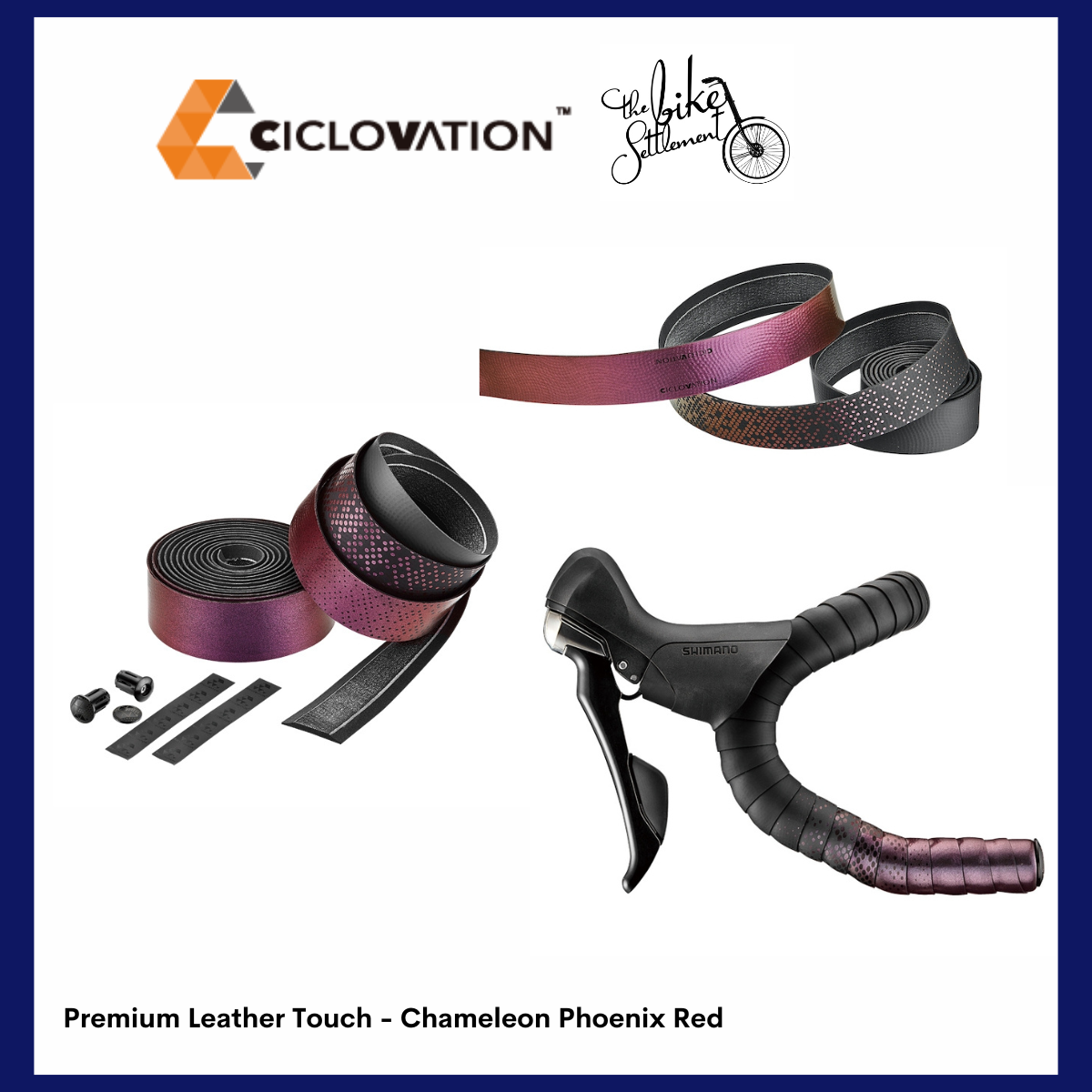 Ciclovation Premier Bar Tape - Leather Touch Chameleon | The Bike ...